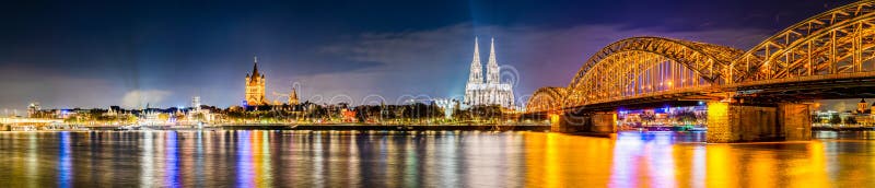 Cologne Cathedral panorama stock photo. Image of landmark - 175940448