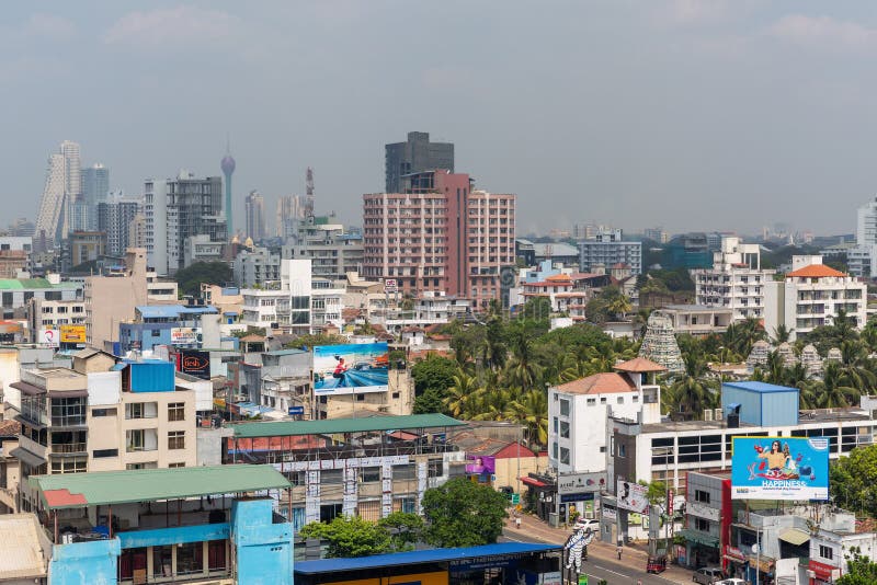 Panorama of Colombo City of Sri Lanka. January, 2020 Editorial Image ...