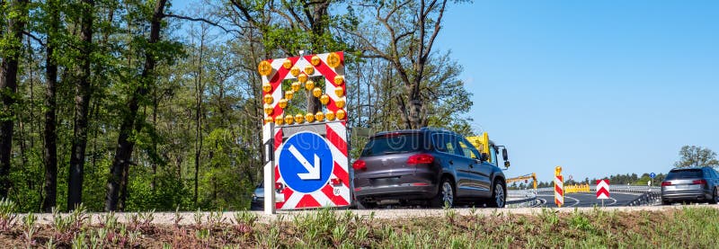 Panorama Construction Vehicle on a Construction Site Stock Image ...