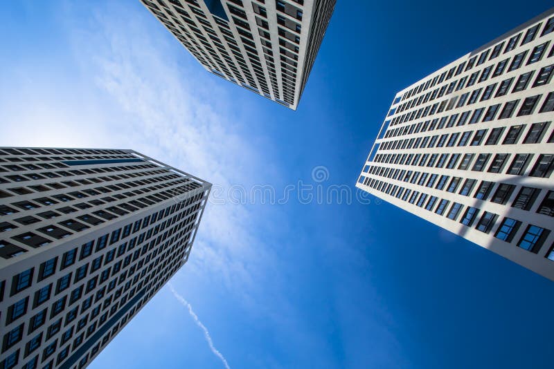 Panorama of the Construction on a White Background Stock Image - Image ...