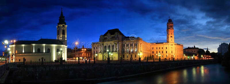 Panorama D'Oradea - Transylvanie, Roumanie Image stock - Image du ...