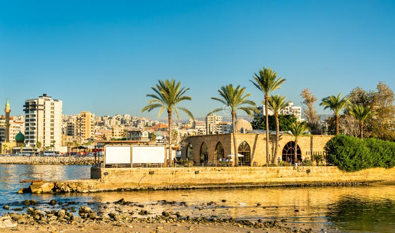 Cidade velha Sidon, Líbano imagem de stock. Imagem de turista - 14415519