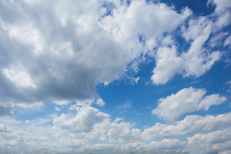 Panorama of Daytime Sky with Clouds. Sky Background . Daylight Sky with ...