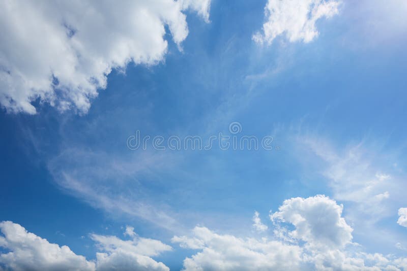 Panorama of Daytime Sky with Clouds. Sky Background . Daylight Sky with ...