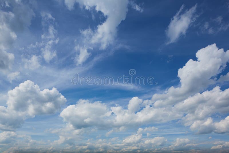 Panorama of Daytime Sky with Clouds. Sky Background . Daylight Sky with ...