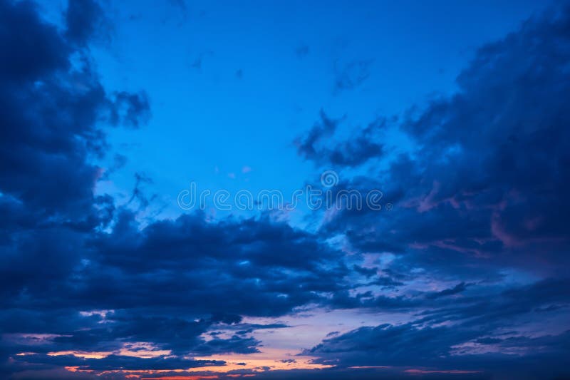 Panorama of Daytime Sky with Clouds. Sunset Sky Background . Daylight ...