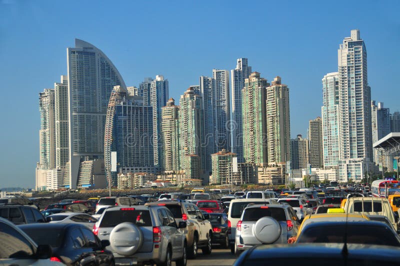 Panorama De La Capital De Panamá Imagen de archivo - Imagen de ciudad ...
