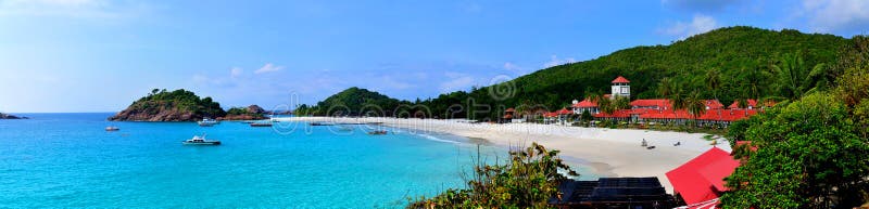 Panorama De La Isla De Redang Foto de archivo - Imagen de isla, playa ...