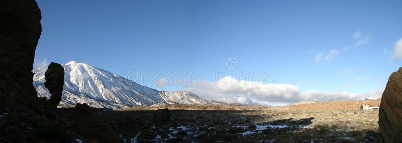 Panorama desde el Teide foto de archivo. Imagen de roca - 2780800