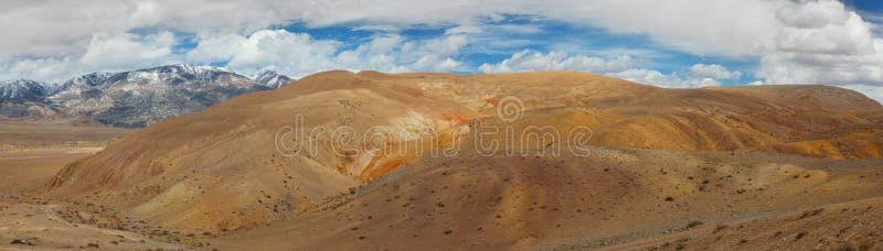 Panorama della steppa immagine stock. Immagine di panoramico - 35388549