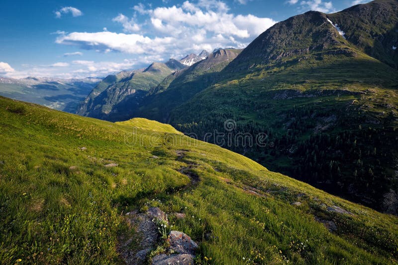 Panorama Delle Alpi (Austria) Immagine Stock - Immagine di austriaco ...