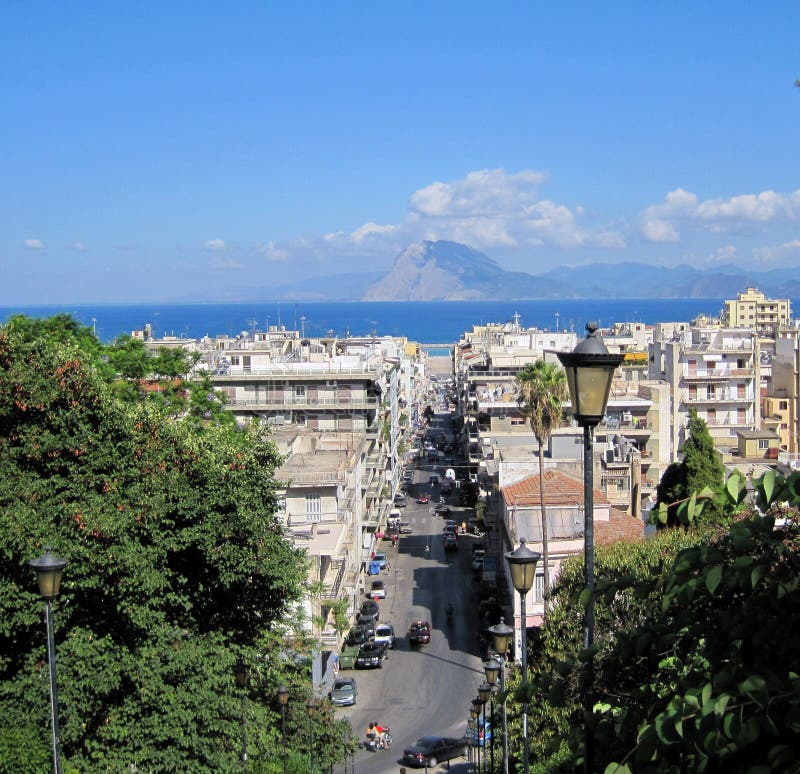 Panorama Di Patrasso La Grecia Immagine Stock Editoriale - Immagine di ...