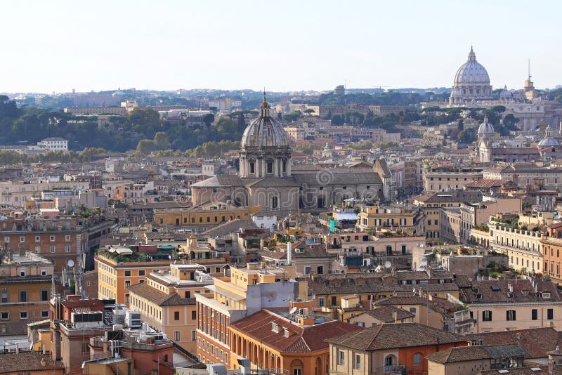 Panorama di Roma immagine stock. Immagine di panorama - 29243505