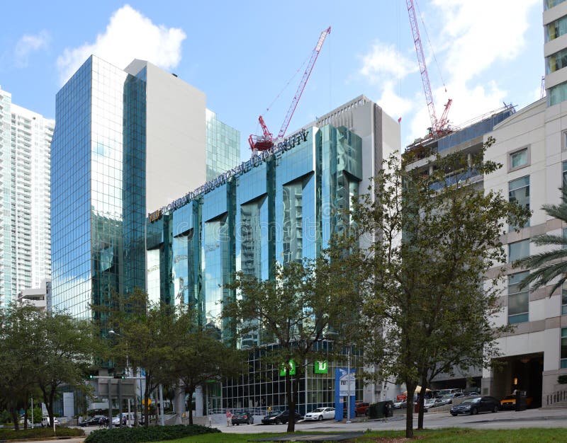 Panorama of Downtown Miami, Florida Editorial Photo - Image of north ...