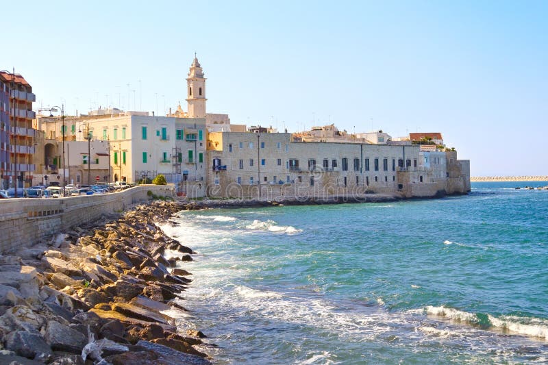 Panorama of Downtown in Molfetta, Italy Stock Image - Image of ...