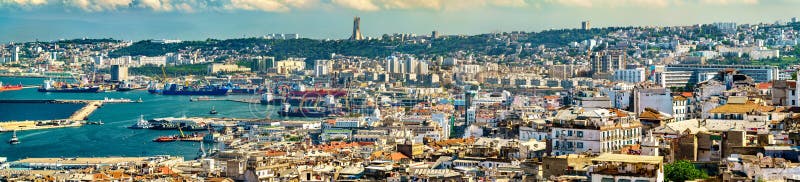 Panorama Du Centre De La Ville D'Alger En Algérie Photo stock - Image ...