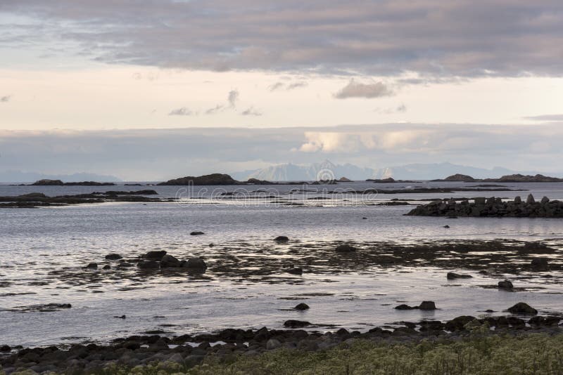 Overview in Eggun in Norway Stock Image - Image of street, panoramic ...