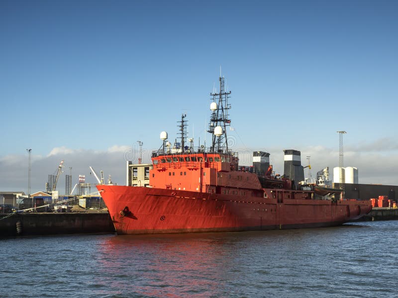 Offshore Supply Vessel A1 stock image. Image of blue - 12923933
