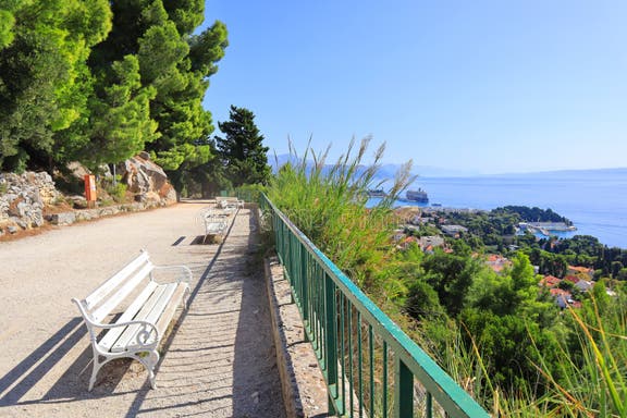 Panorama from Forest Park Marjan in Split, Croatia Stock Photo - Image of croatia, panorama ...