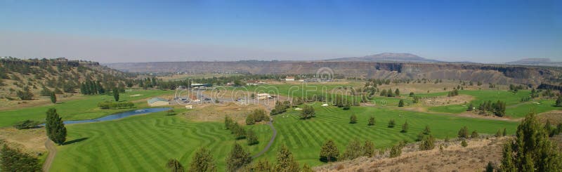 Panorama, golf course stock photo. Image of boulders - 281501844