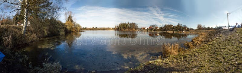 Panorama stock photo. Image of rivers, panorama, trees - 51359184