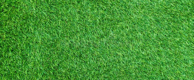 Panorama of Green Artificial Turf Flooring Texture and Background ...