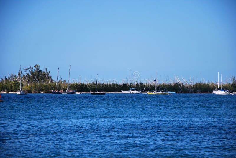 Panorama at the Gulf of Mexico, Key West on the Florida Keys Stock ...