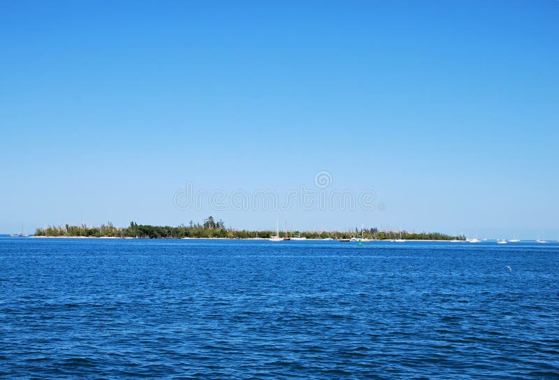Panorama at the Gulf of Mexico, Key West on the Florida Keys Stock ...