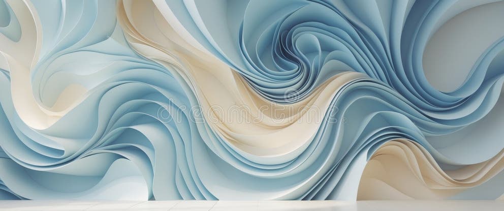Panorama Header with Abstract Organic Lines As Wallpaper Stock Photo - Image of amorphous ...