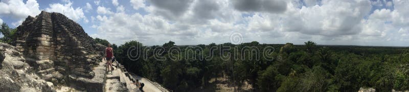 Panorama of high temple editorial stock photo. Image of panorama - 73669713