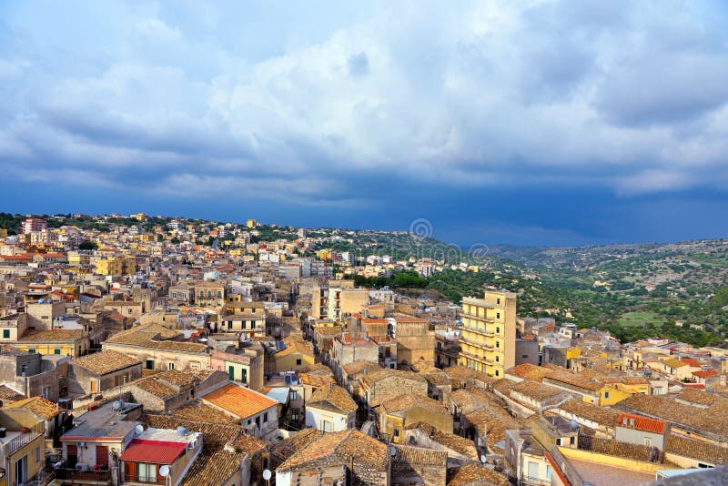 Modica Sicily Italy stock photo. Image of italian, sicily - 131609172