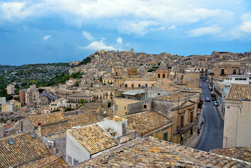 Modica Sicily Italy stock photo. Image of modica, mediterranean - 131693834