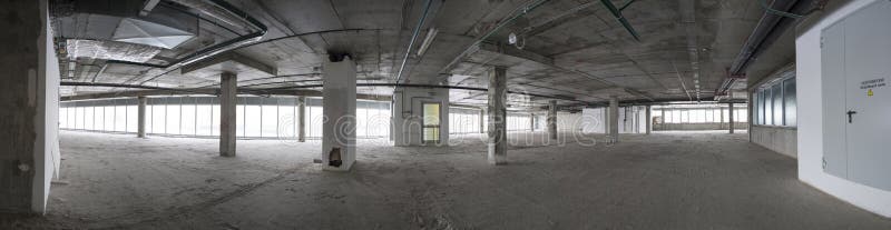 Interior Under Construction Stock Photo - Image of city, industrial ...
