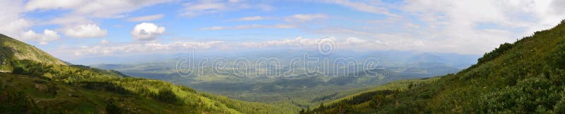 Panorama from Ivanovsky Ridge Stock Image - Image of wilderness, meadow ...