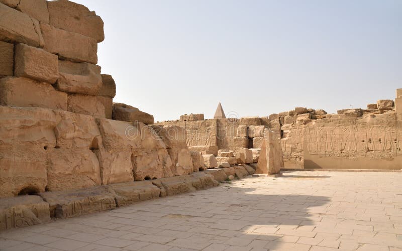 Karnak Temple Complex in Luxor, Egypt Stock Photo - Image of sand ...