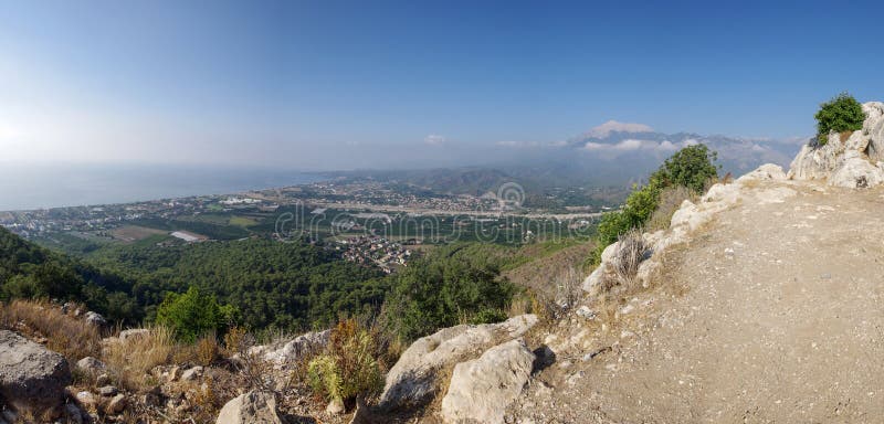 Panorama of Kiris Resort, Turkey Stock Image - Image of beautiful ...