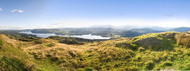 Panorama Lake district stock photo. Image of water, hope - 9769970