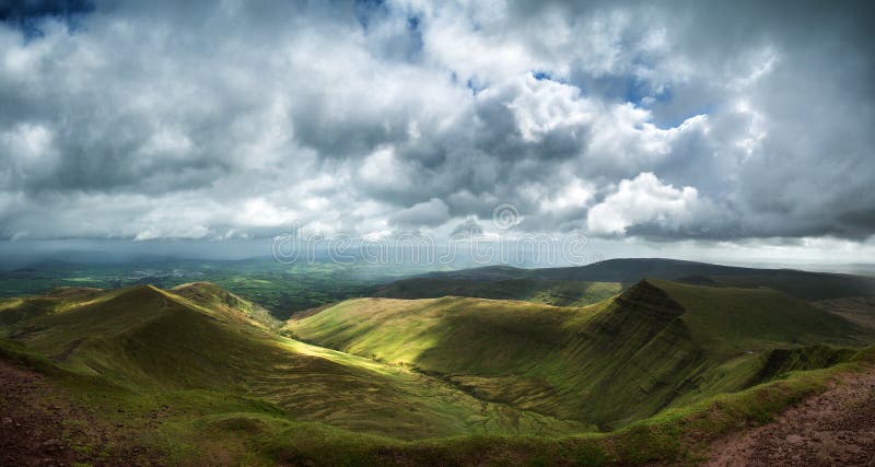 Brecon Beacons Spring Cribyn Stock Photos - Free & Royalty-Free Stock ...