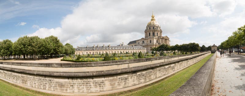 Panorama Les Invalides, Paris - Stock Image Stock Image - Image of ...