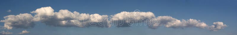 Panorama - long cloud stock image. Image of cloud, cloudlet - 16082073