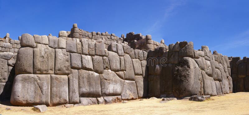 Ancient Inca Walls As Foundations of Modern Cusco Stock Photo - Image ...