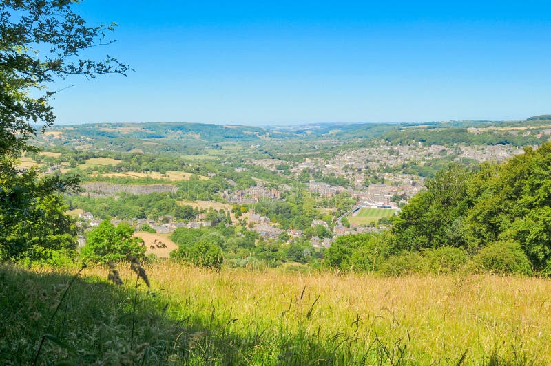 Matlock, Peak District, England Stock Image - Image of britain, hill ...