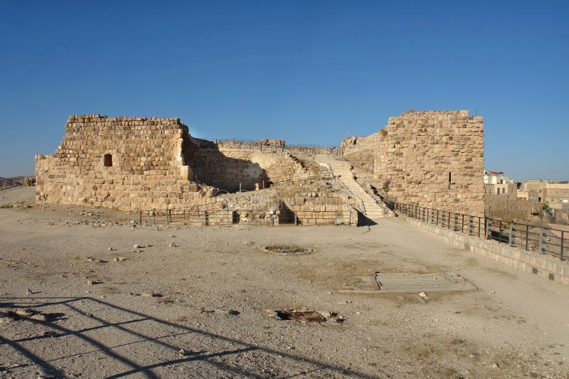 Panorama of Al -Karak Castle in Jordan Stock Photo - Image of kerak ...