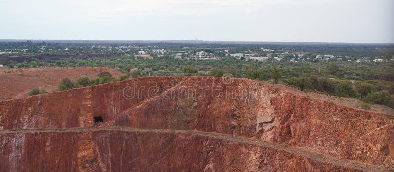 Panorama of the Mining Town of Cobar in Outback NSW Stock Image - Image ...