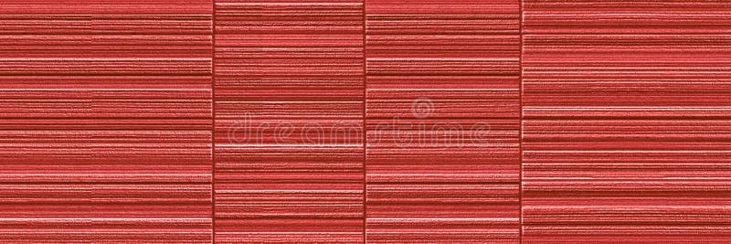 Modern Red Stone Wall with Stripes Texture and Seamless Background ...