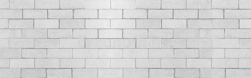 Modern White Brick Wall Texture for Background Stock Photo - Image of ...