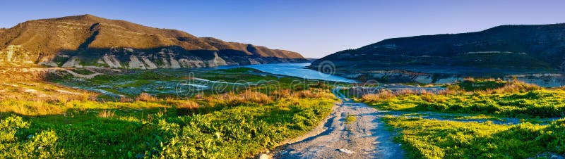 Cyprus Trodos Mountains, a Landscape of Wild Natur Stock Photo - Image ...