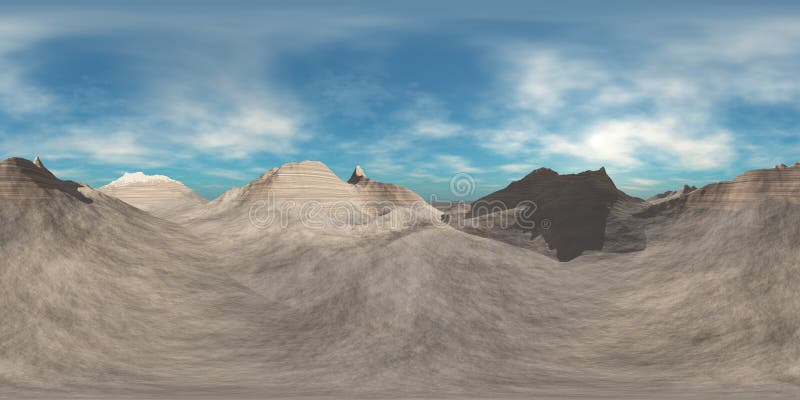 Panorama Mountains. Environment Map. HDRI Map Stock Photo - Image of ...