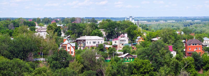 Panorama of Murom stock photo. Image of outdoor, vladimir - 25370668