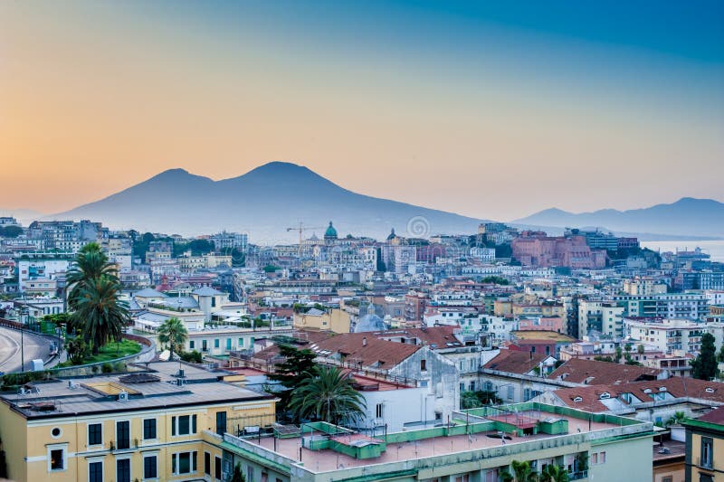 Panorama of Naples editorial image. Image of international - 49062295